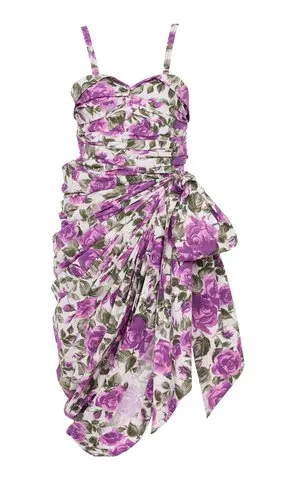 Chloé Cotton Midi Dress - Multi