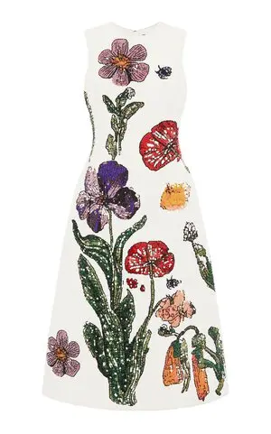 LEO LIN Cleo Beaded Midi Dress - Multi