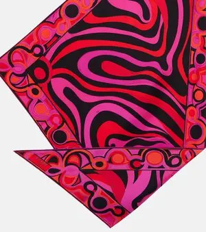 Emilio Pucci Iride Silk Twill Scarf - Multicoloured