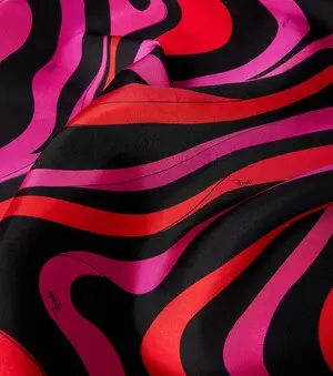 Emilio Pucci Iride Silk Twill Scarf - Multicoloured