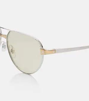 Cartier Santos De Aviator Sunglasses