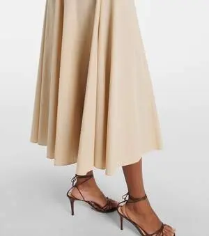 Tory Burch Belted Cotton-blend Shirt Dress