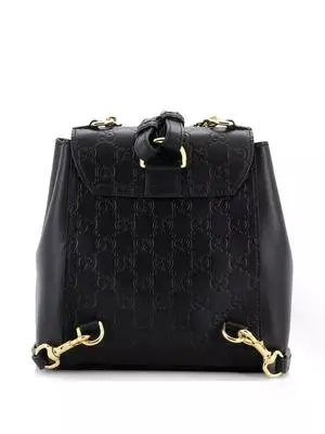 Gucci Padlock Ssima Leather Mini Backpack