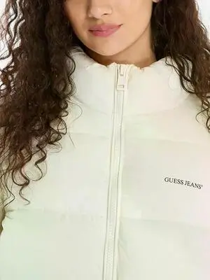 Guess Padded Quilted High Neck Zip-up Puffer Jacket