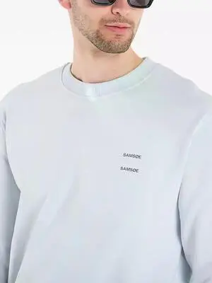 SAMSOE SAMSOE Logo Print Crewneck Sweatshirt