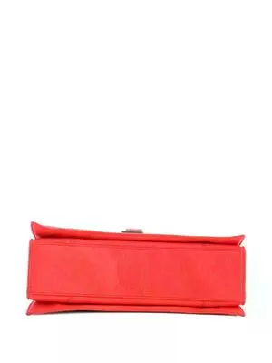 Balenciaga Small Leather Crush Chain Flap Crossbody Bag