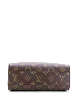 LOUIS VUITTON Monogram Canvas Sac Plat Nm Bb Tote Bag