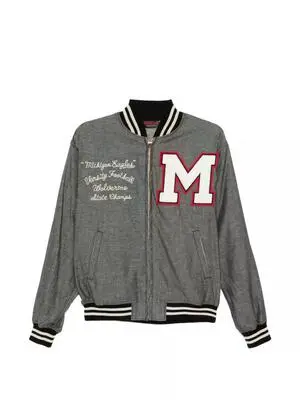 Whitesville Letter-patch Bomber Jacket