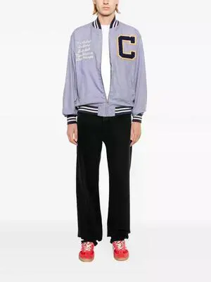Whitesville Letter-patch Bomber Jacket