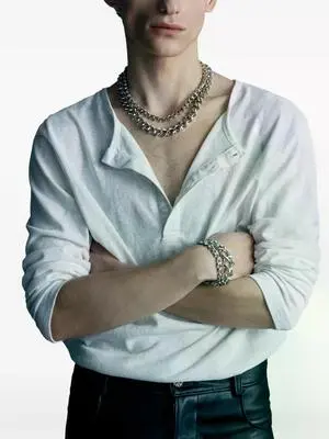 Emanuele Bicocchi Polished Sharp-link Chain Necklace