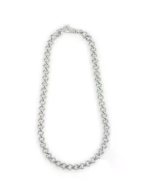 Emanuele Bicocchi Polished Sharp-chain Necklace - Silver