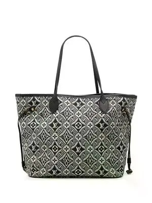 LOUIS VUITTON Monogram Jacquard Since 1854 Neverfull Mm Tote Bag - Black