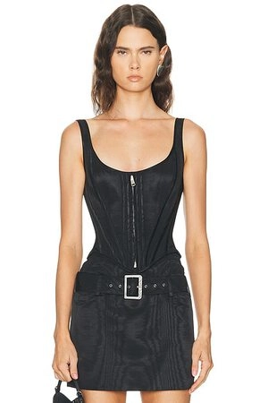 WIEDERHOEFT Corset Top - Black