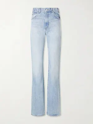 NILI LOTAN Joan High-rise Straight-leg Jeans - Blue