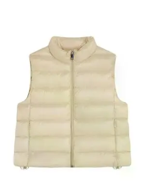Liviana Conti Quilted Sleeveless Gilet - Neutrals
