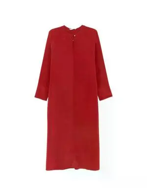 Max Mara Long-sleeve Maxi Dress - Red