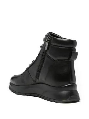 ADRIANNA FERETTI Lace-up Leather Boots