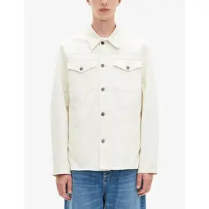 The Kooples Collared Button-down Stretch-cotton Shirt