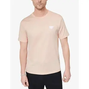 The Kooples Logo-print Short-sleeve Cotton T-shirt