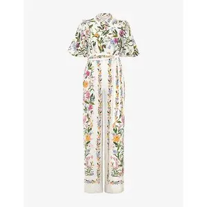 PHASE EIGHT Camilla Floral-print Woven Jumpsuit - Multi