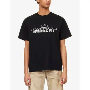AWAKE NY Headcrack Logo-print Cotton T-shirt