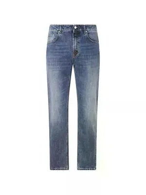 DEPARTMENT 5 Faded Effect Straight-leg Jeans - Blue