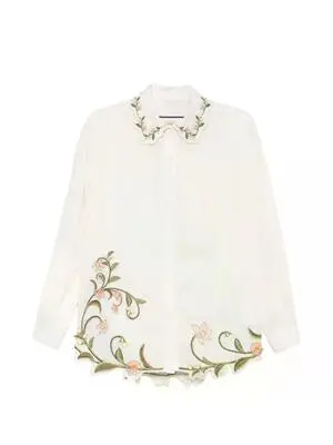 Agua Bendita Embroidered Shirts For Women