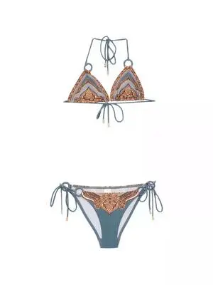 Zimmermann Mahon Ring Bikini - Blue