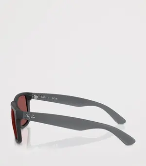 Ray-ban Justin Rectangle Sunglasses - Grey