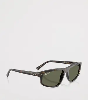 Ray-ban Rectangular Tortoiseshell Sunglasses - Brown