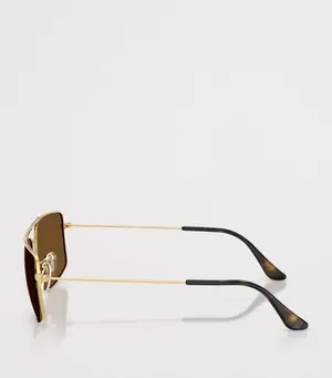 Ray-ban Square Explorer Sunglasses - Gold