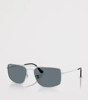 Ray-ban Explorer Iii Square Frame Sunglasses - Silver