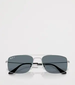 Ray-ban Explorer Iii Square Frame Sunglasses - Silver