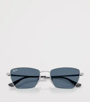 Ray-ban Metal Rb3783 Drea Sunglasses - Silver