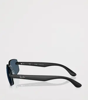 Ray-ban Rimless Rectangle Sunglasses - Black