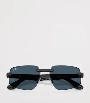 Ray-ban Rimless Rectangle Sunglasses - Black