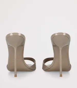 Paris Texas Patent Leather Lidia Mules 105 - Brown