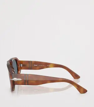 Persol Acetate Vincent Pilot Sunglasses - Blue