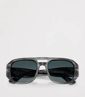 Persol Acetate Vincent Pilot Sunglasses