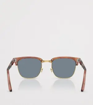 Persol Acetate Square Frame Sunglasses