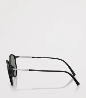 Giorgio Armani Phantos Round Frame Sunglasses