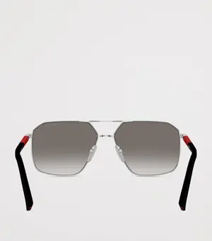 Prada Metal Aviator Sunglasses