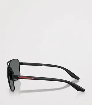 Prada Metal Geometric Sunglasses