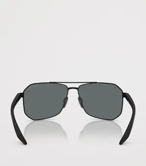Prada Metal Geometric Sunglasses