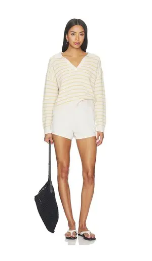 Eberjey Fine Gauge Polo Top