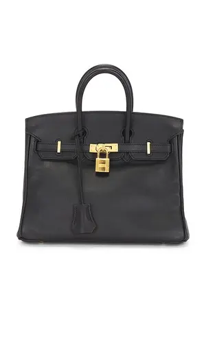 FWRD RENEW Hermes Swift Birkin 25 Handbag - Black