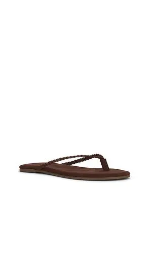 Tkees Lily Braid Sandal Thong Silhouette With Braided Straps
