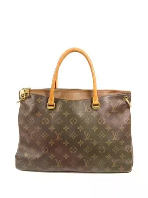 LOUIS VUITTON Pallas Mm Monogram Tote Bag - Brown