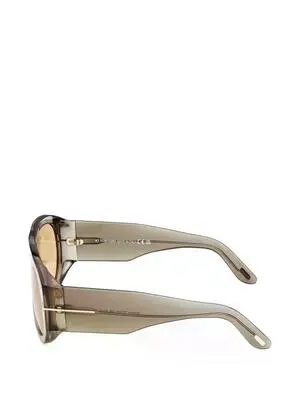 TOM FORD TOM FORD Eyewear Bronson Aviator Sunglasses Grey