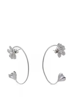 Vintage Floral Motif Jewellery Set - Silver